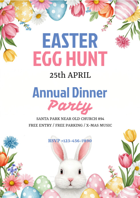 Copy of Easter Party Flyer | PosterMyWall
