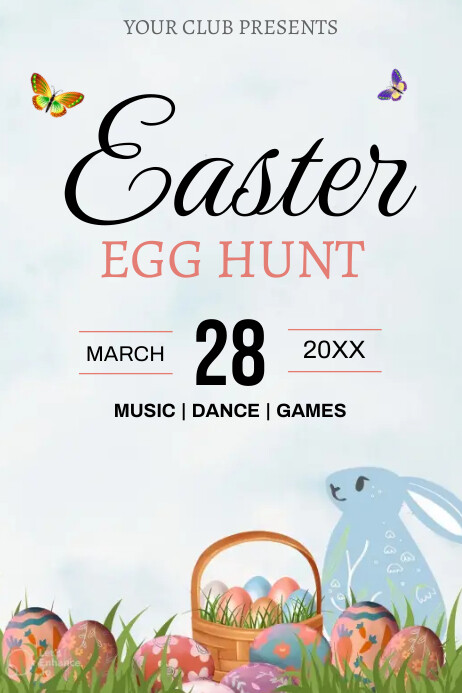 easter party flyer Template | PosterMyWall