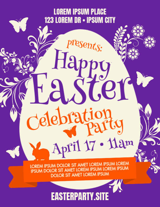 EASTER PARTY FLYER Template | PosterMyWall