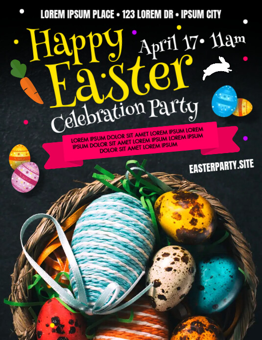 EASTER PARTY FLYER Template | PosterMyWall