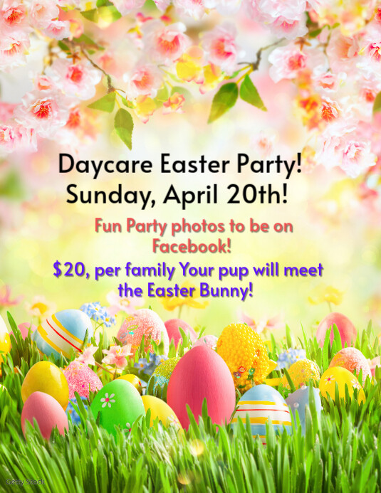 Easter party flyer Template | PosterMyWall