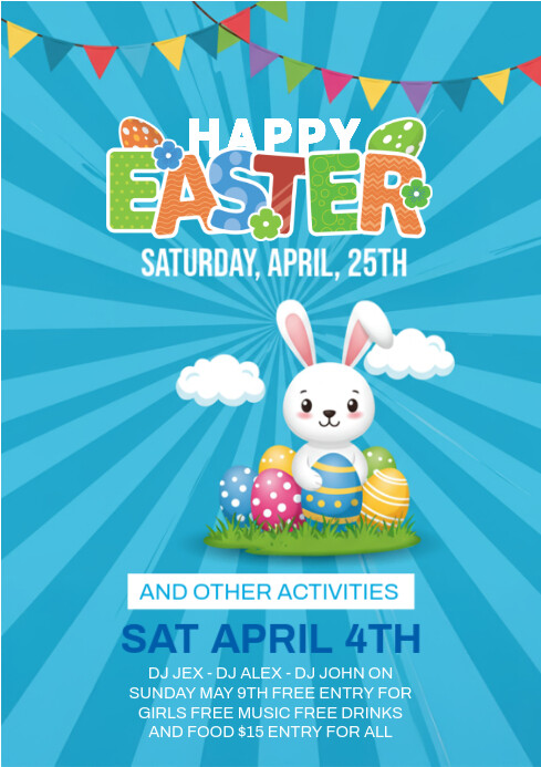 Copy of Easter Party Flyer | PosterMyWall