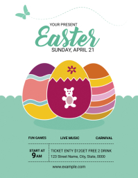 Easter Party Flyer Template | PosterMyWall