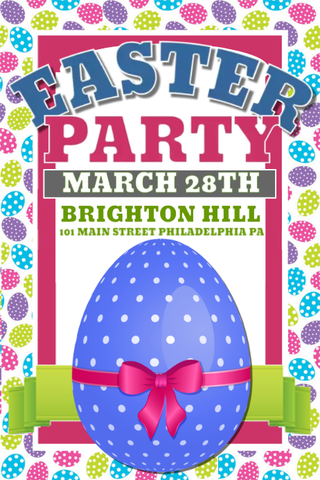 Easter Party Template | PosterMyWall