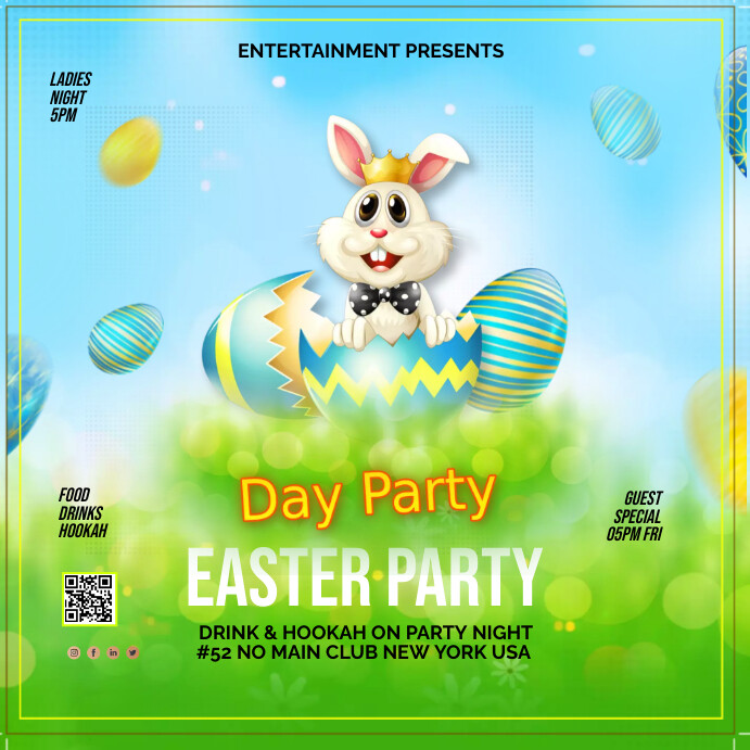 Easter Party Template | PosterMyWall