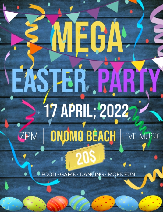 Brosur Templat Pamflet Pesta Paskah | PosterMyWall