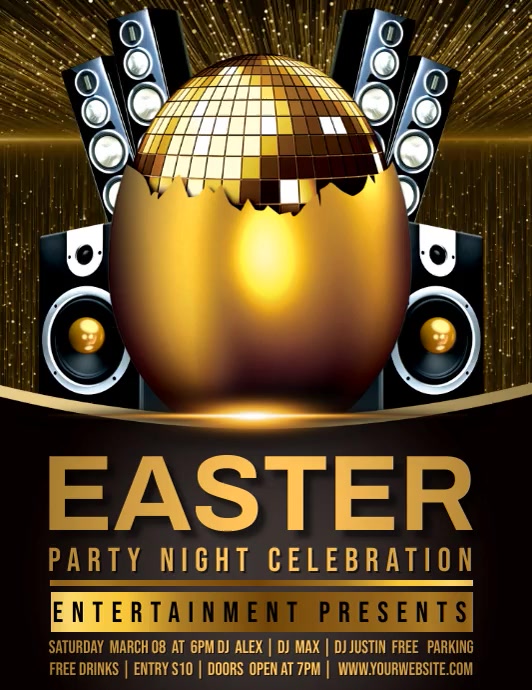 easter party night Template | PosterMyWall