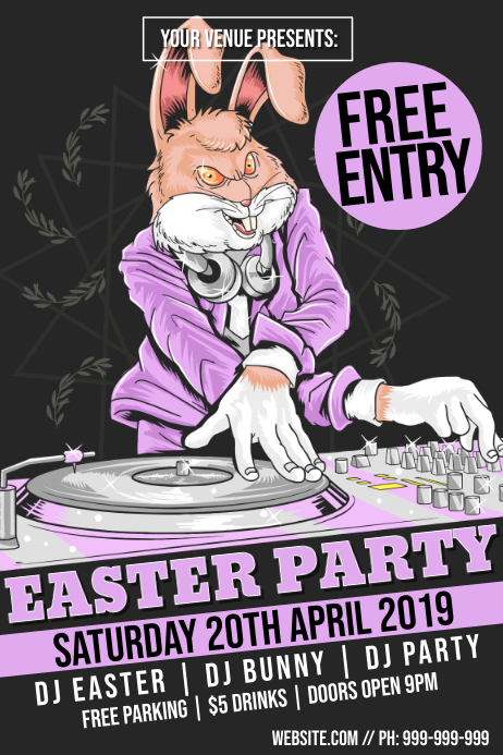 Copy of Easter Party Poster | PosterMyWall
