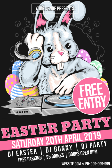 Copy of Easter Party Poster | PosterMyWall