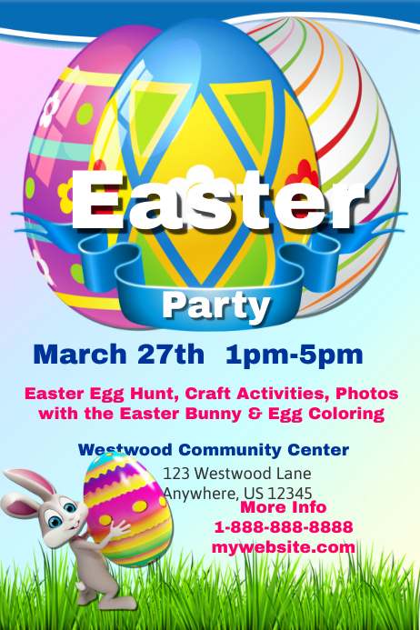 Easter Party Template | PosterMyWall