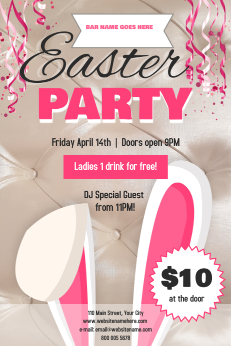 Easter Party Poster Template | PosterMyWall
