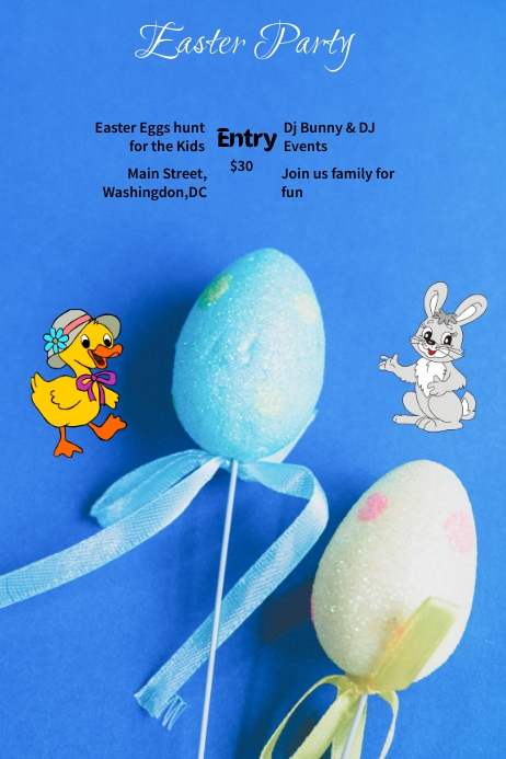 Easter Party Template | PosterMyWall