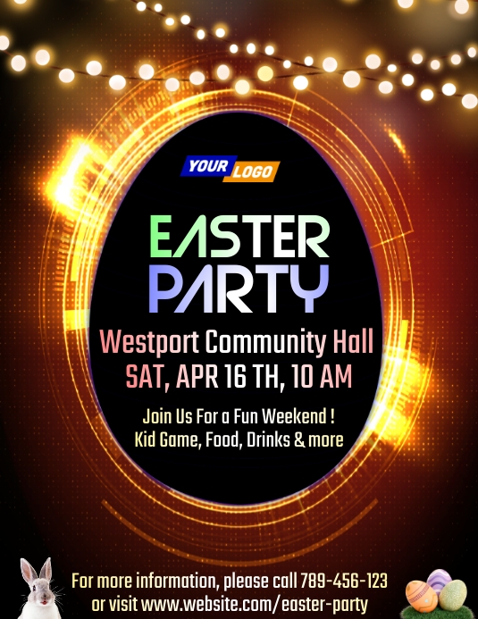 Easter Party Template | PosterMyWall