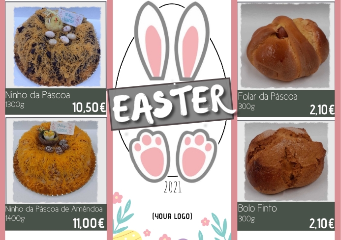 Easter pastry cakes desserts Template | PosterMyWall
