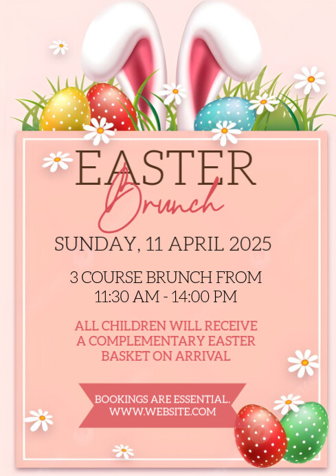 Plantilla de Easter Post A4 | PosterMyWall