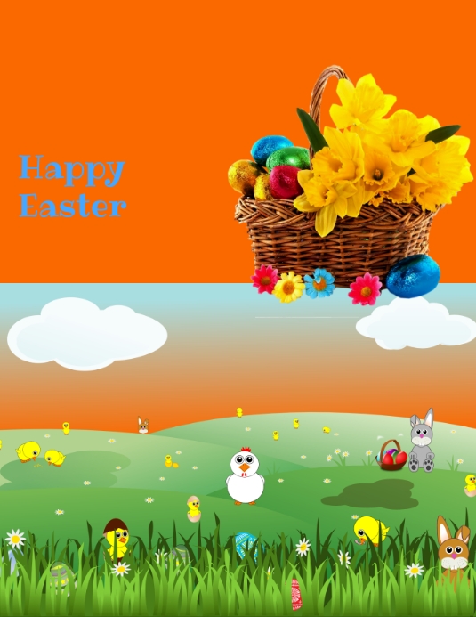 Easter poster Template | PosterMyWall