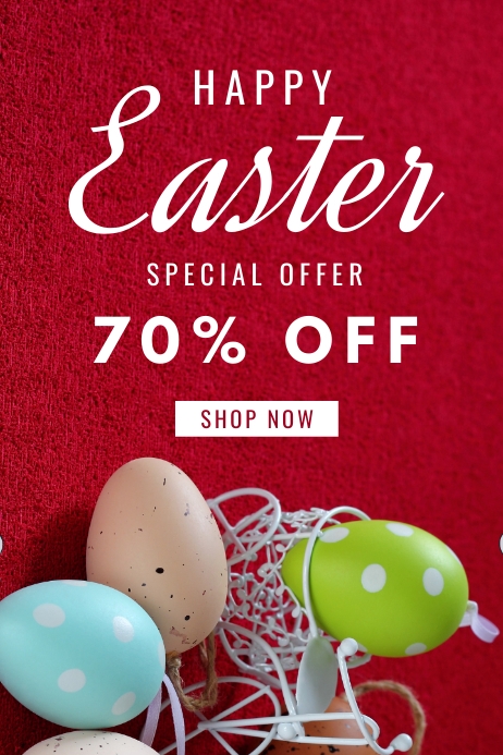 Easter Poster Sale Template | PosterMyWall
