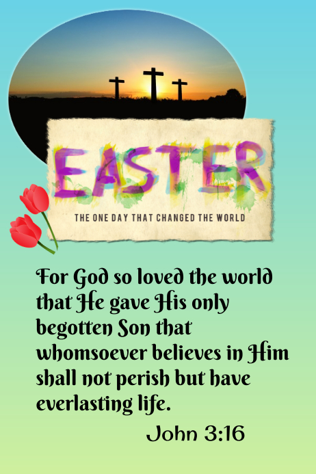 Easter poster Template | PosterMyWall