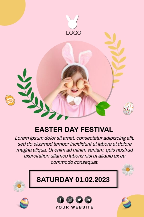EASTER POSTER.E Template | PosterMyWall