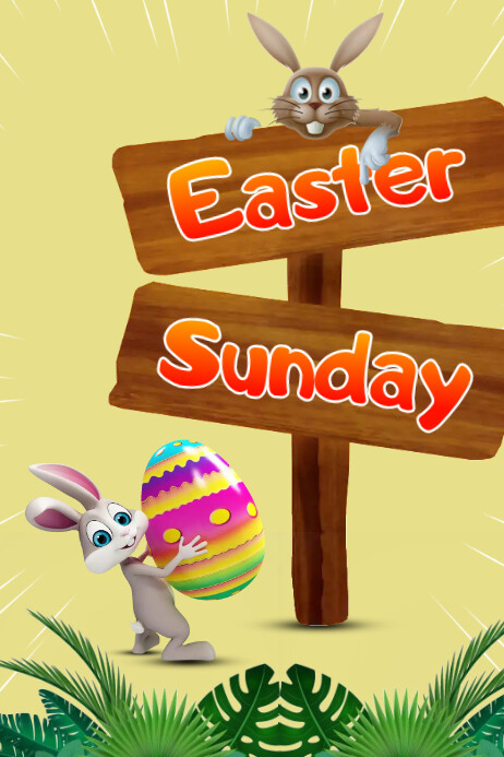 Plantilla de EASTER POSTER.KC | PosterMyWall