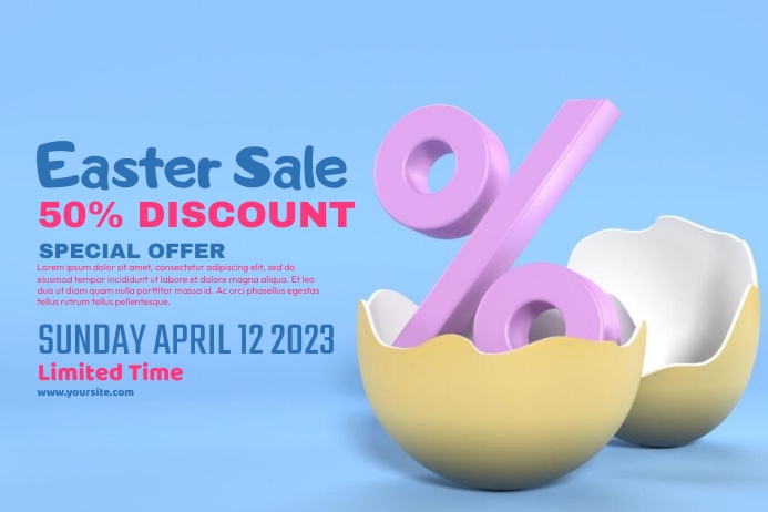 EASTER POSTER.KC Template | PosterMyWall