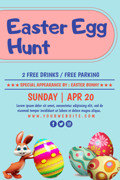 EASTER POSTER.KC Template | PosterMyWall