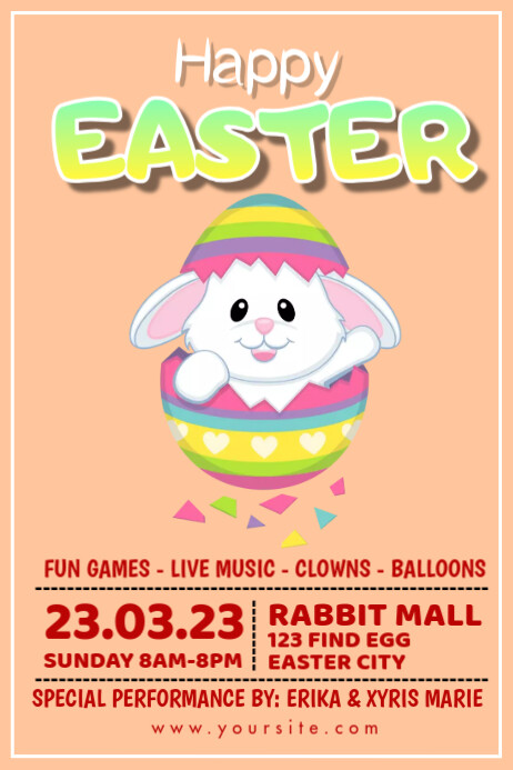 EASTER POSTER.KC Template | PosterMyWall