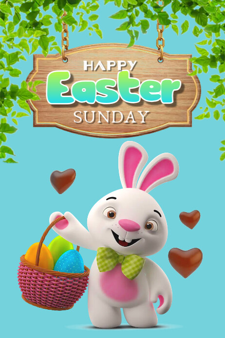 EASTER POSTER.KC Template | PosterMyWall