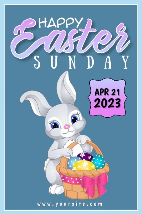 EASTER POSTER.KC Template | PosterMyWall