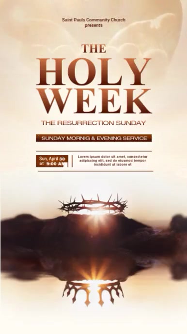 Copy of easter prayer | PosterMyWall