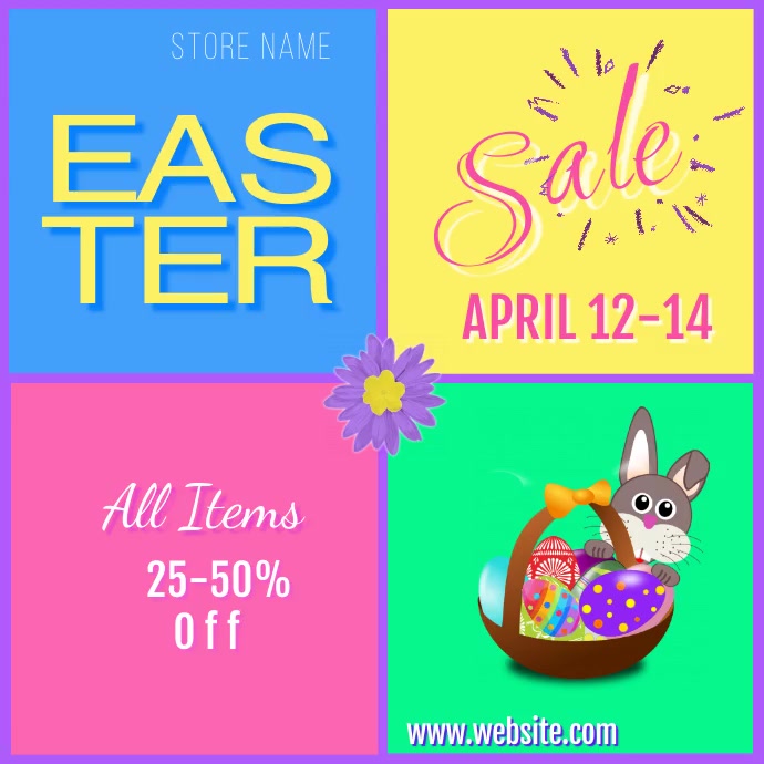 Copy of Easter Sale Animation | PosterMyWall