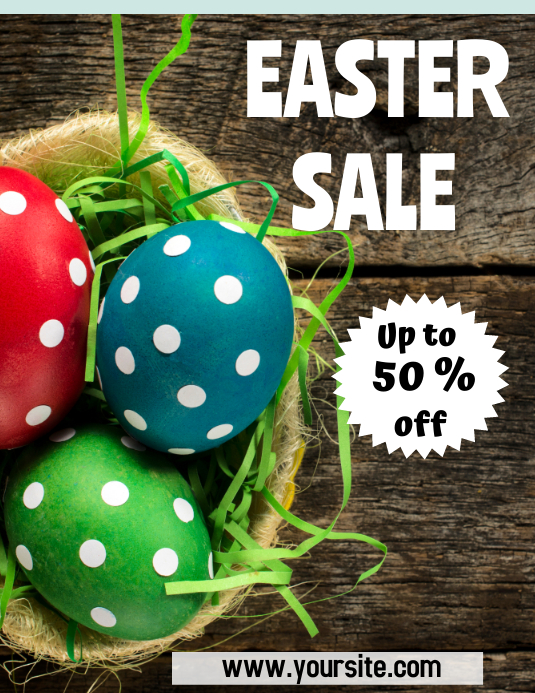 Easter Sale Template | PosterMyWall
