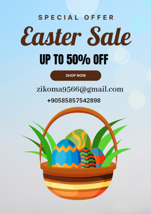 Easter sale Template | PosterMyWall