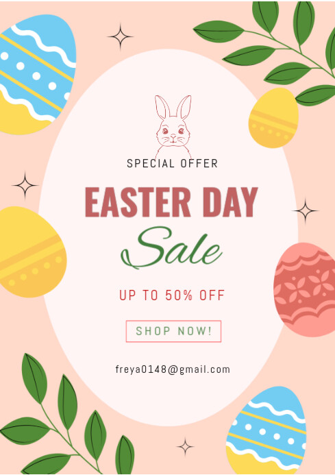 Easter sale Template | PosterMyWall
