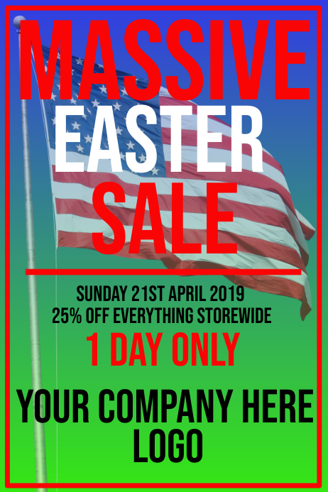 Easter Sale Template | PosterMyWall