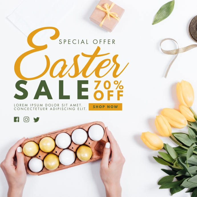 Easter Sale Template | PosterMyWall