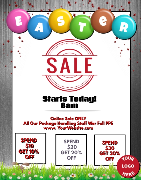Easter Sale Template | PosterMyWall