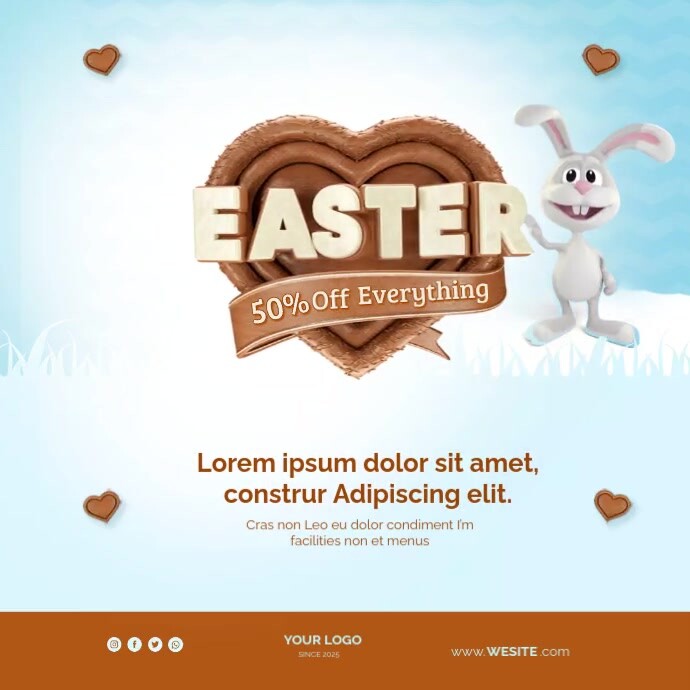 Easter Sale Event Template | PosterMyWall