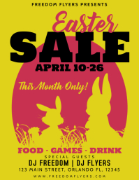 Easter Basket Sale Event Flyer Template | PosterMyWall