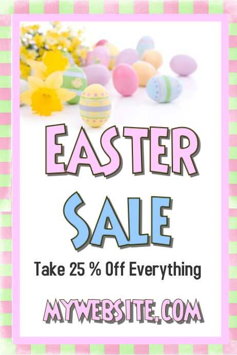 Easter Sale Event Flyer Template | PosterMyWall