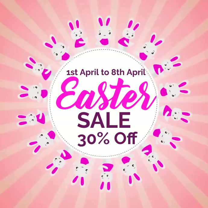 Easter Sale Event Poster Template | PosterMyWall