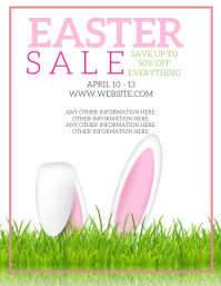 EASTER WEEKEND SHOP SALE DESIGN TEMPLATE | PosterMyWall