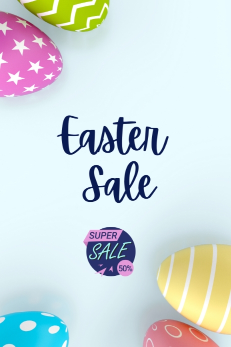 Easter Sale Poster Template | PosterMyWall