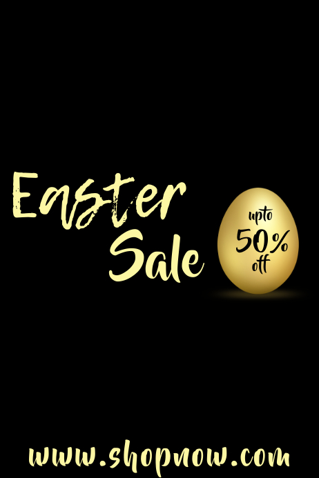 Easter Sale Poster Template | PosterMyWall