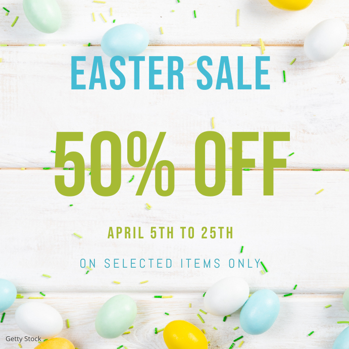 easter sale template | PosterMyWall