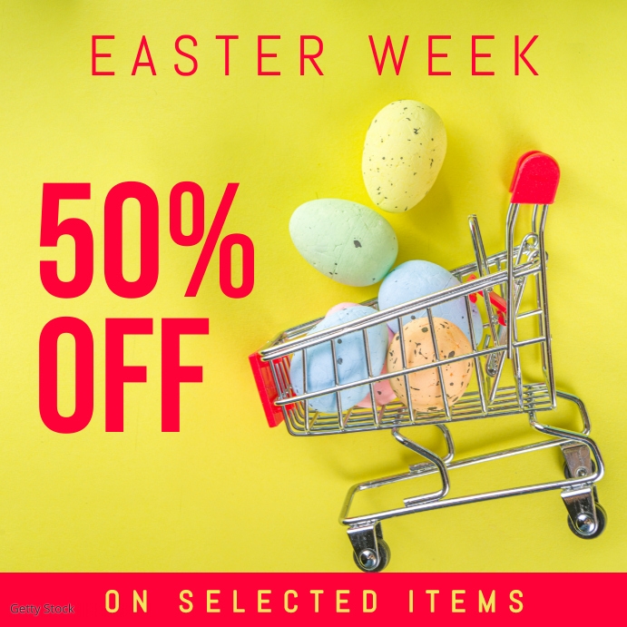 Copy of easter sale template | PosterMyWall
