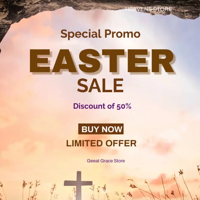 Easter Sales Template | PosterMyWall