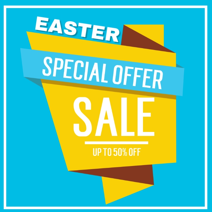 Easter sales Template | PosterMyWall