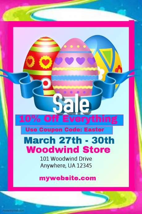 Copy of Easter Sales Event | PosterMyWall