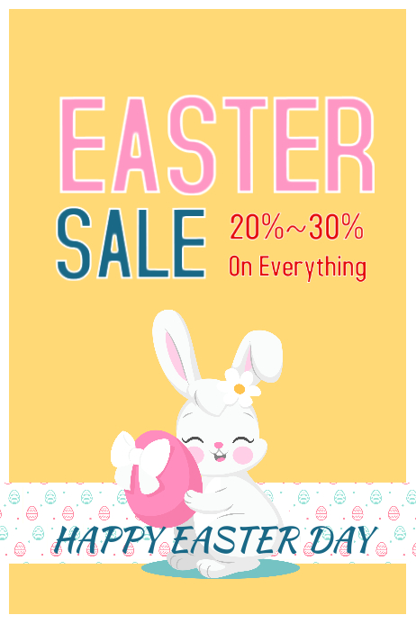 Easter Sales Flyer Template | PosterMyWall